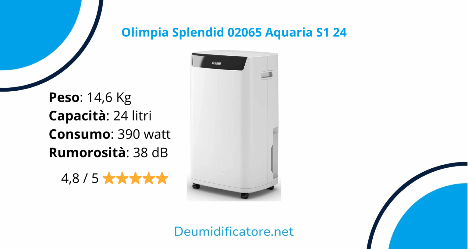 Recensione Olimpia Splendid 02065 Aquaria S1 24 P